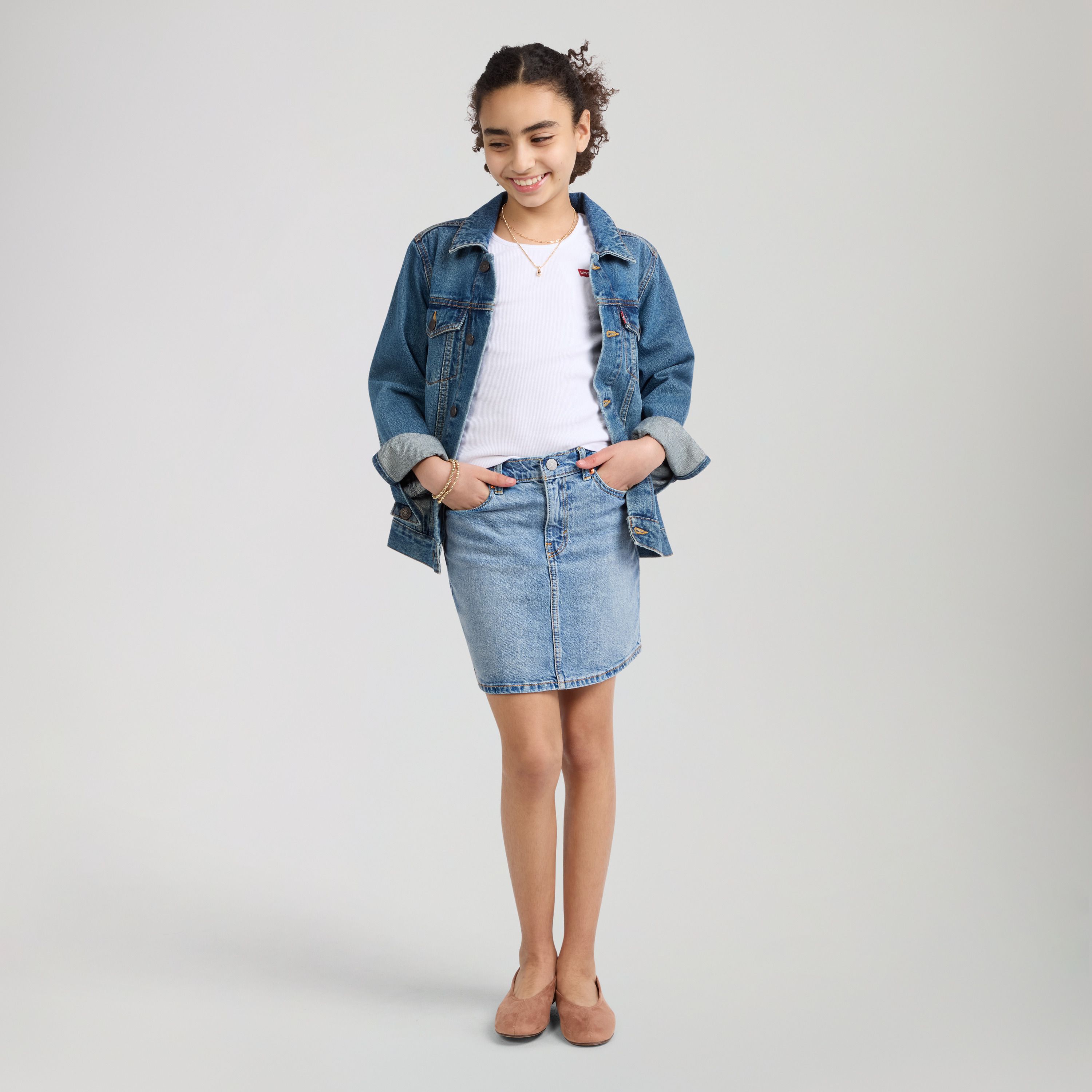 Kids Icon Skirt - Blau | Levi's® DE
