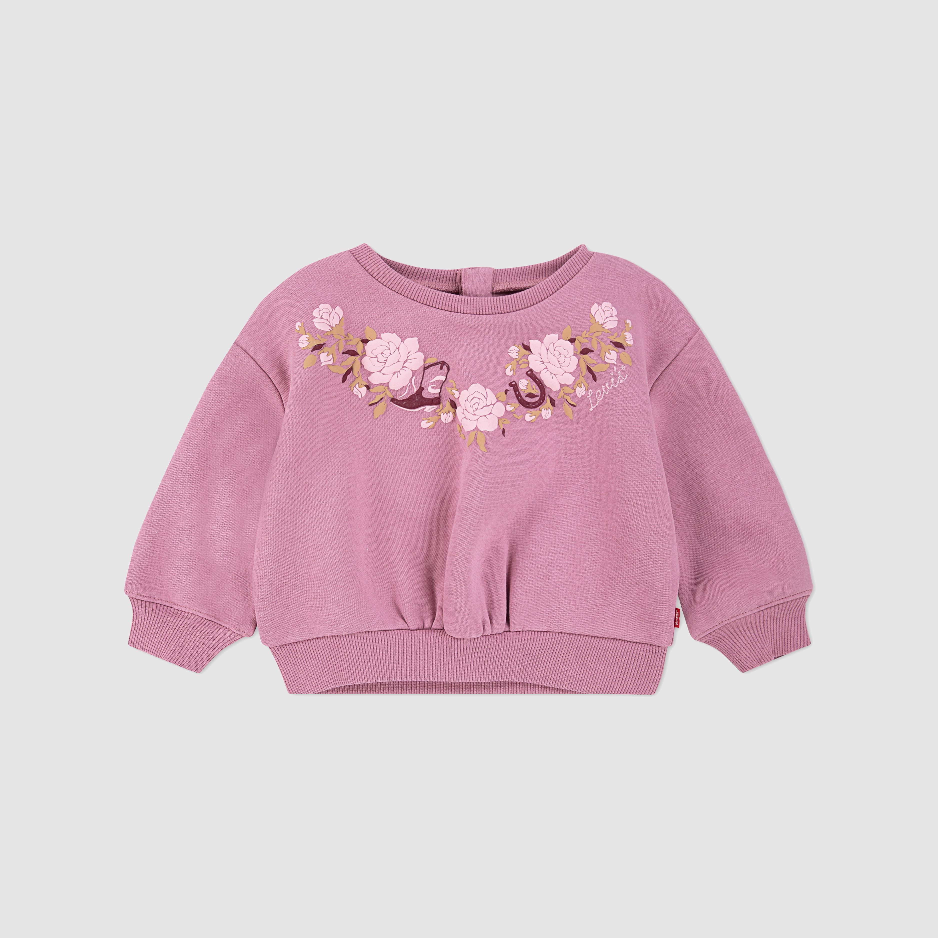 Baby Rose Front Tuck Crewneck Sweatshirt - Neutral | Levi's® GB