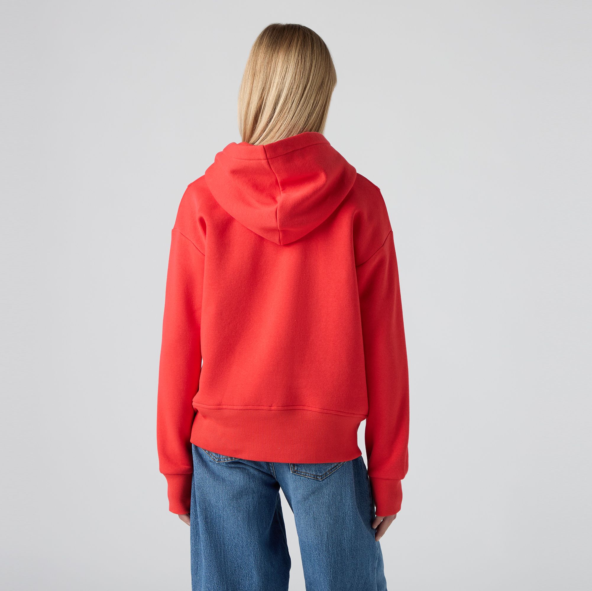 Teenager Batwing Patch Hoodie - Red | Levi's® GB