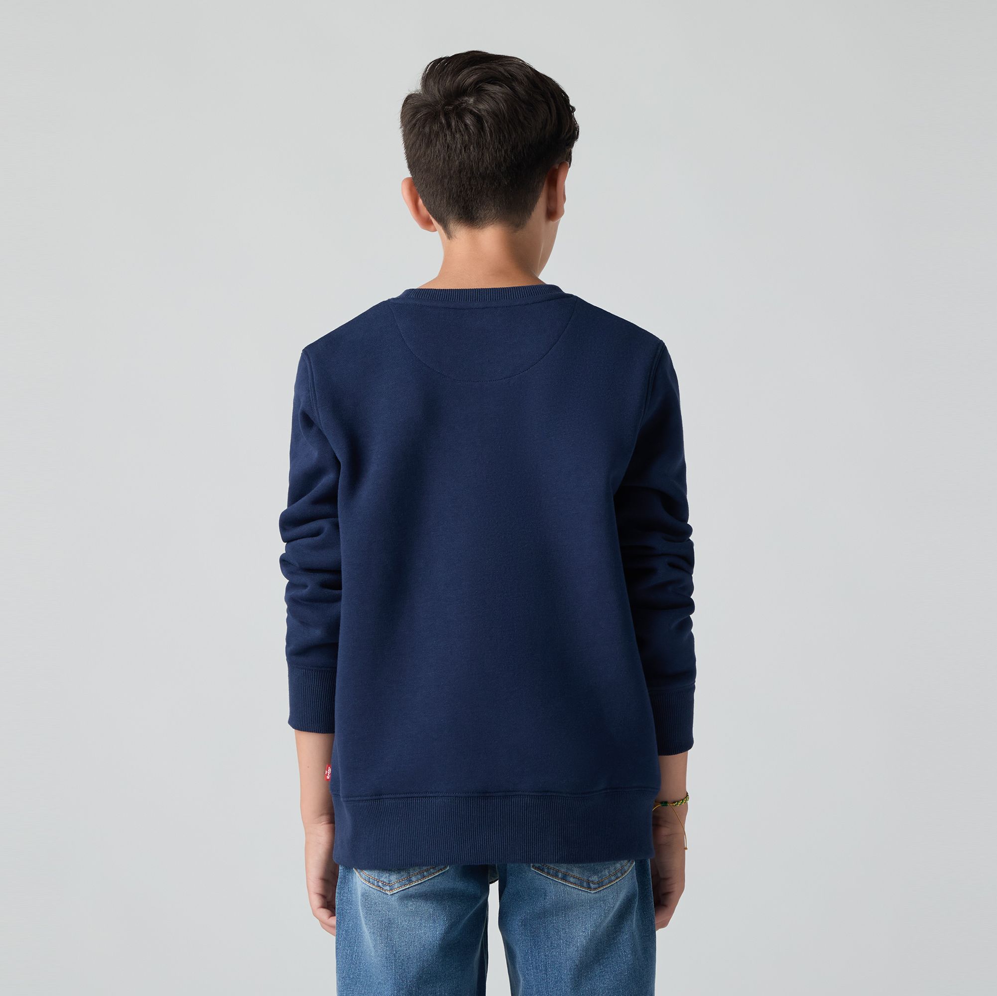 Teenager Mini Logo Crewneck Sweatshirt - Blue | Levi's® IE