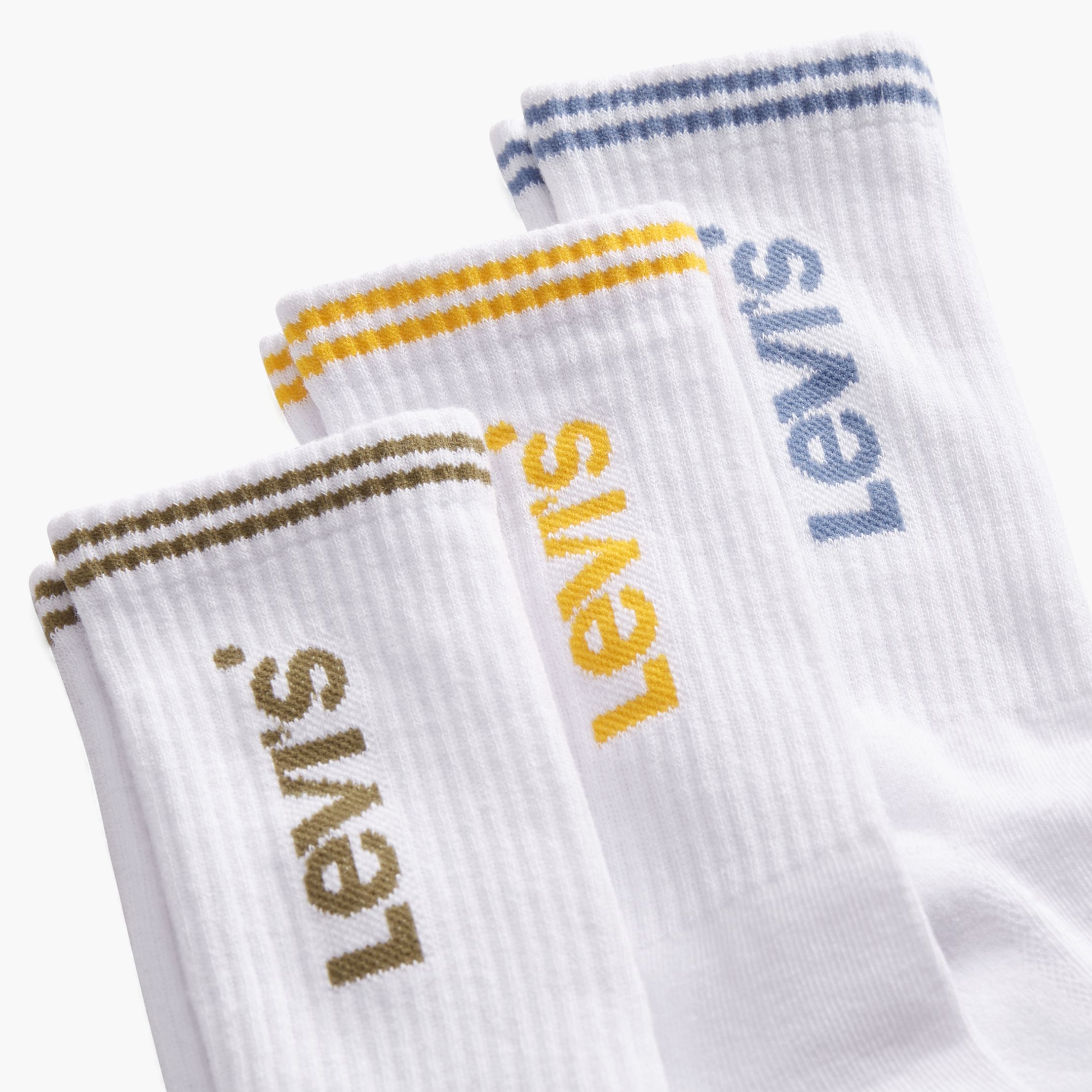 Sporty Logo Regular Cut Socks (3-pack) - Multi-color | Levi's® US