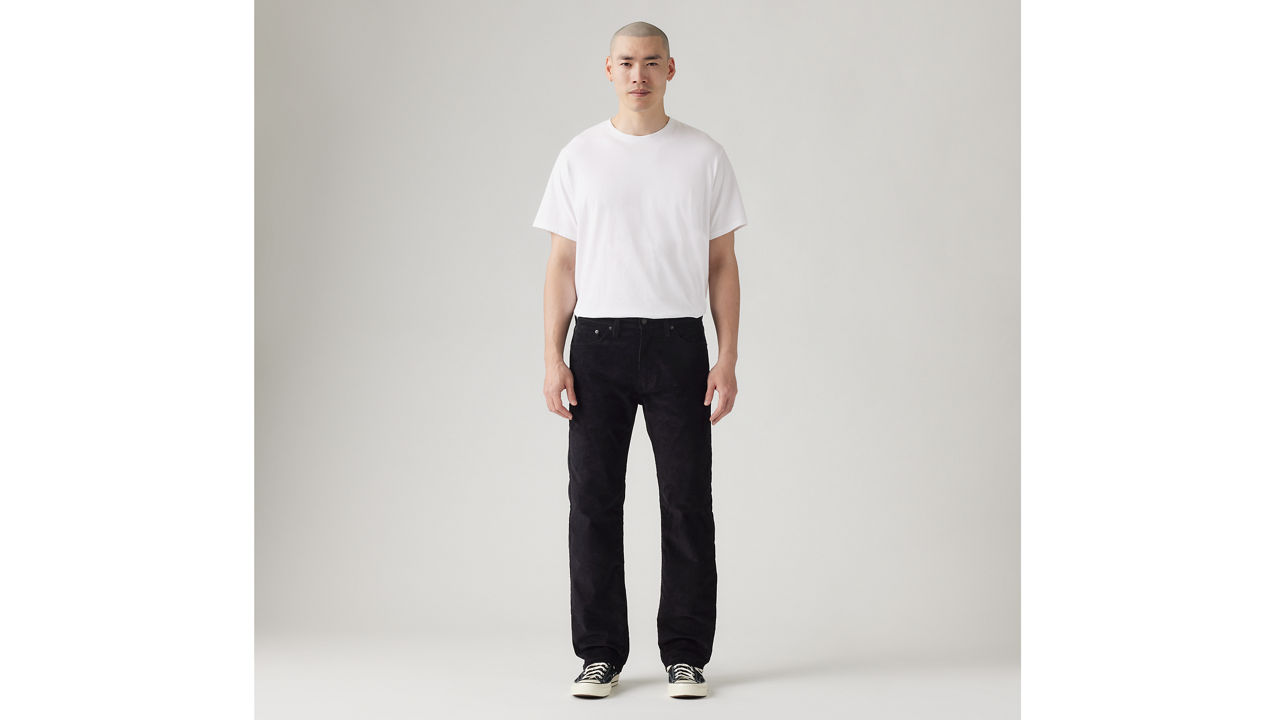 505™ Regular Fit Corduroy Pants - Black | Levi's® US