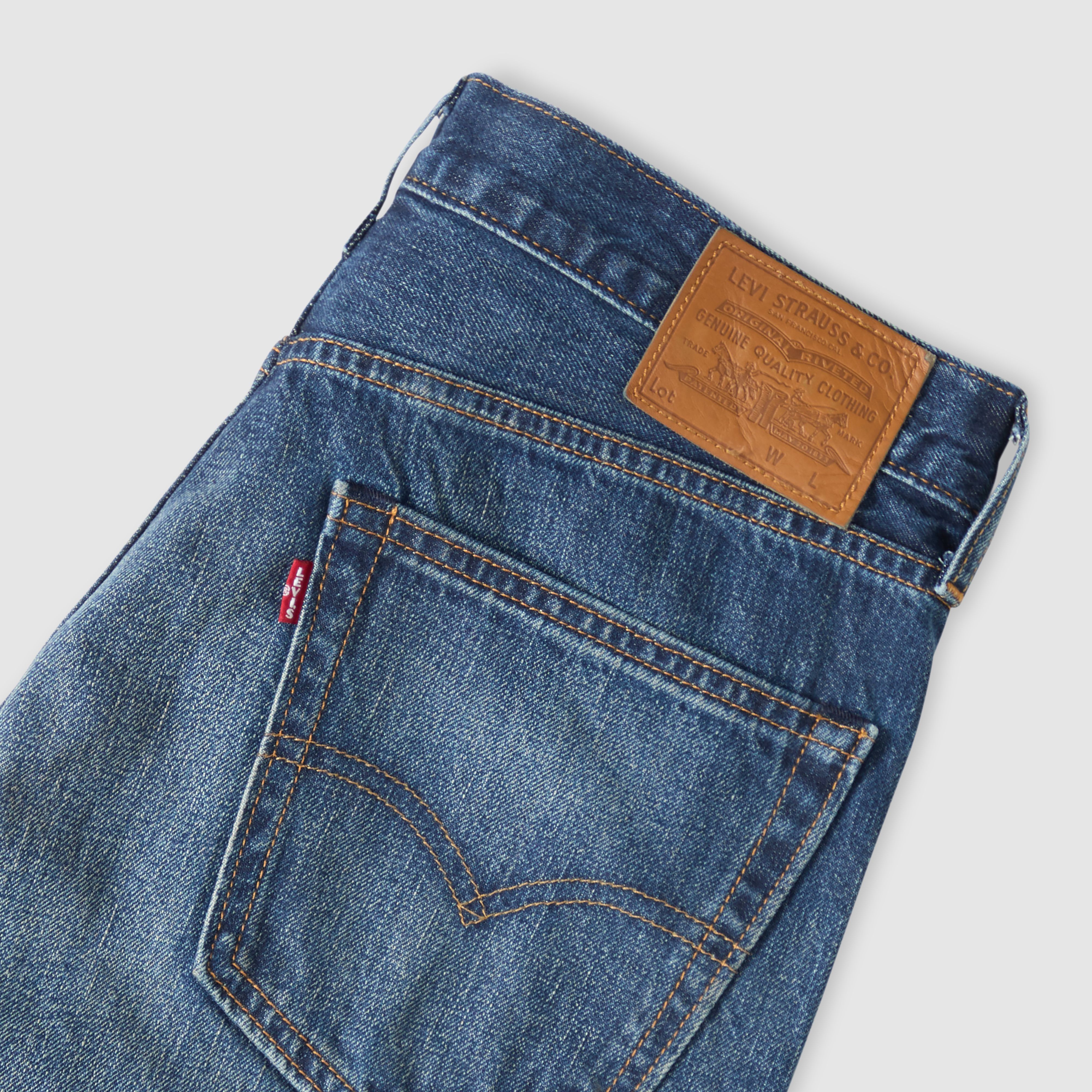 505™ Regular Fit Selvedge Men's Jeans - Dark Wash | Levi's® CA