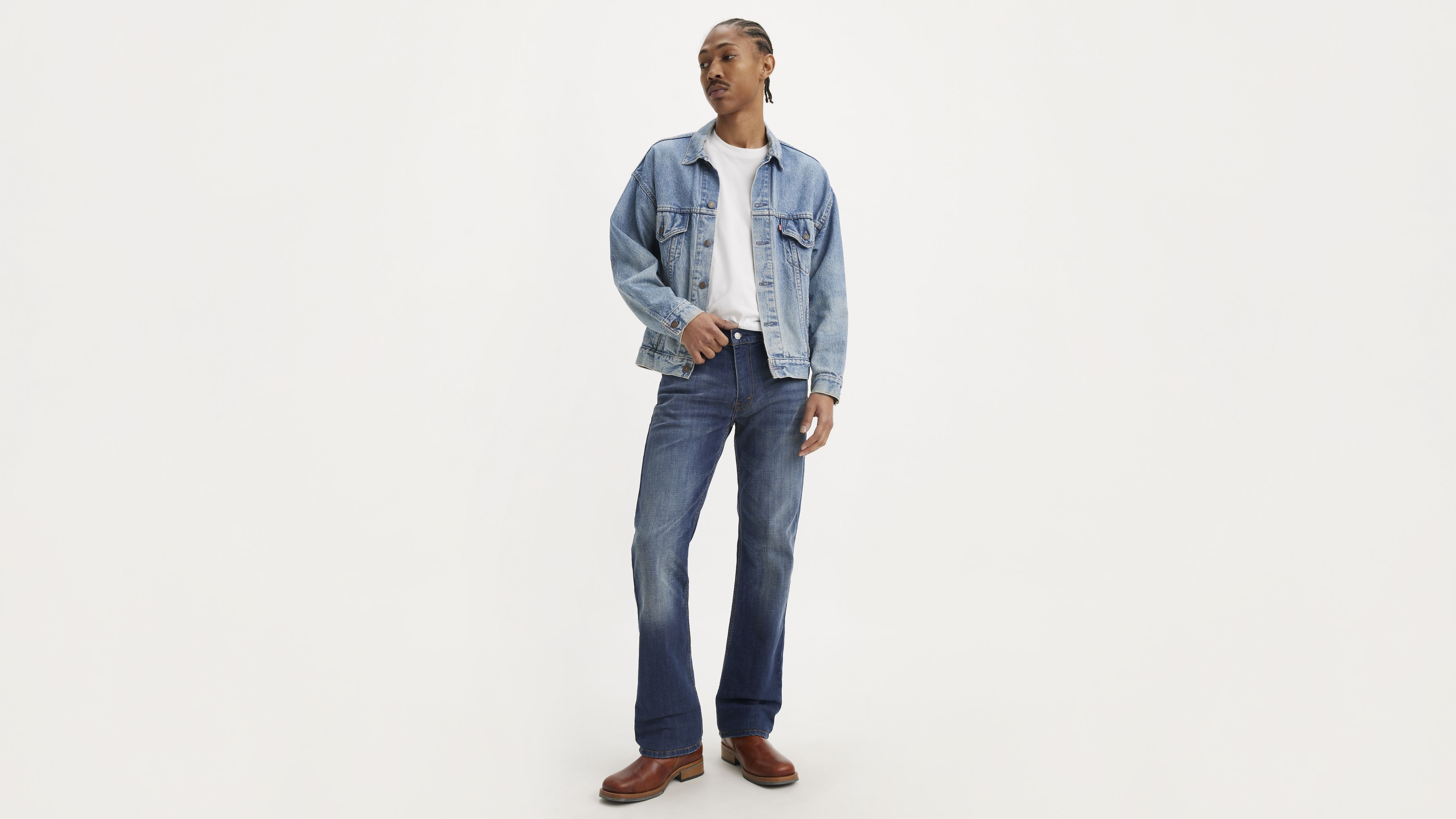 527™ Slim Boot Cut Men's Jeans - Dark Wash | Levi's® CA