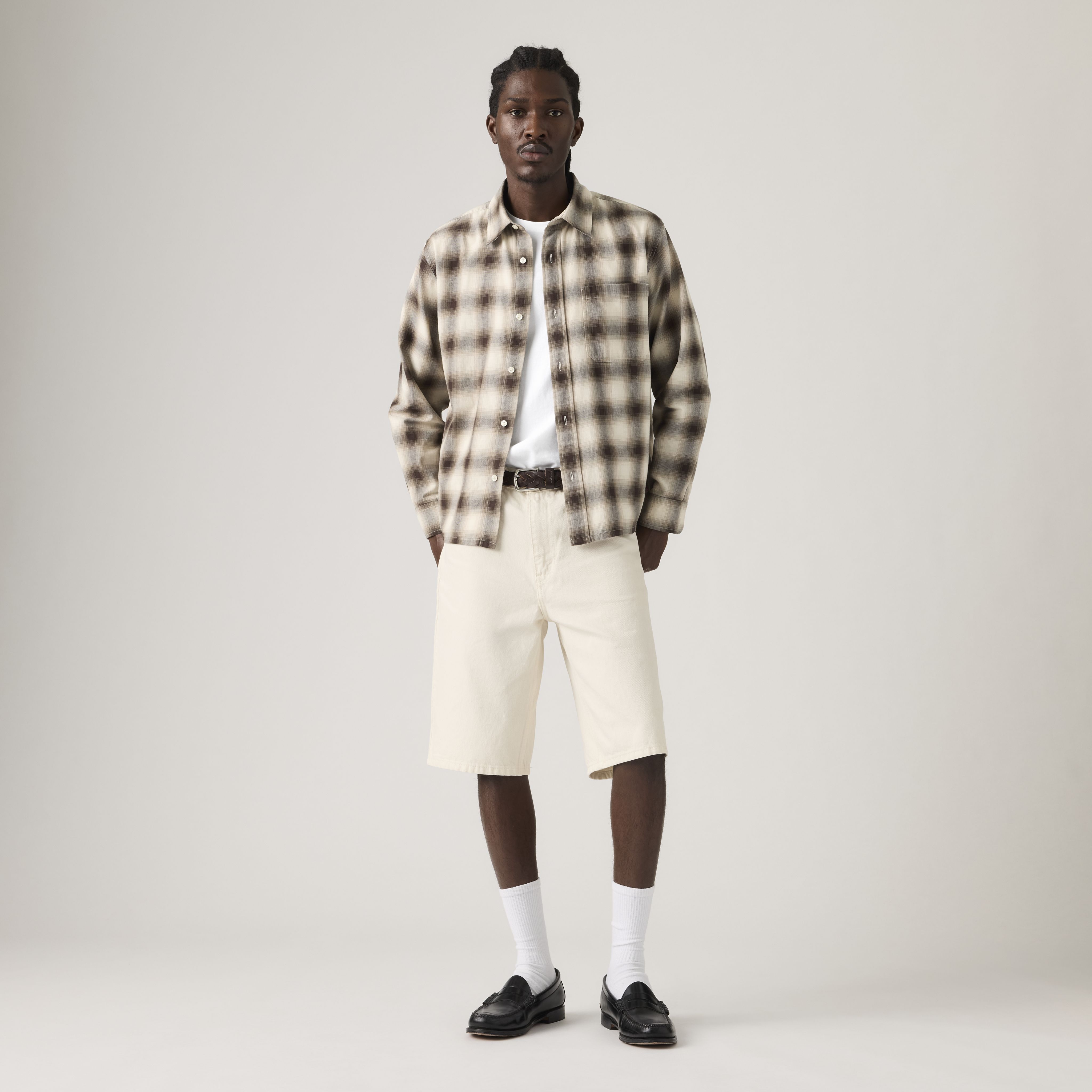 469™ Loose Shorts - White | Levi's® GB