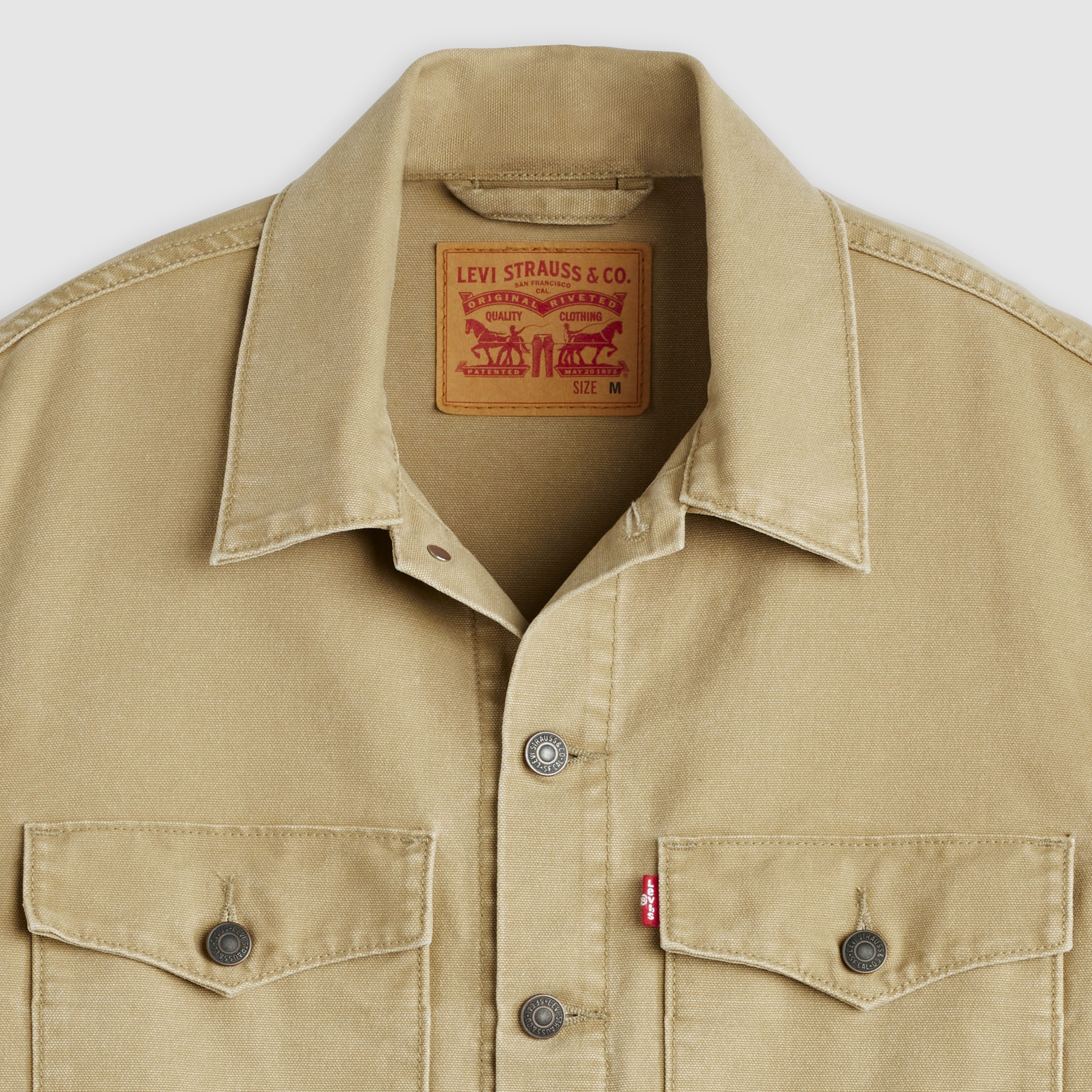 Embarcadero Station Trucker Jacket - Tan | Levi's® US