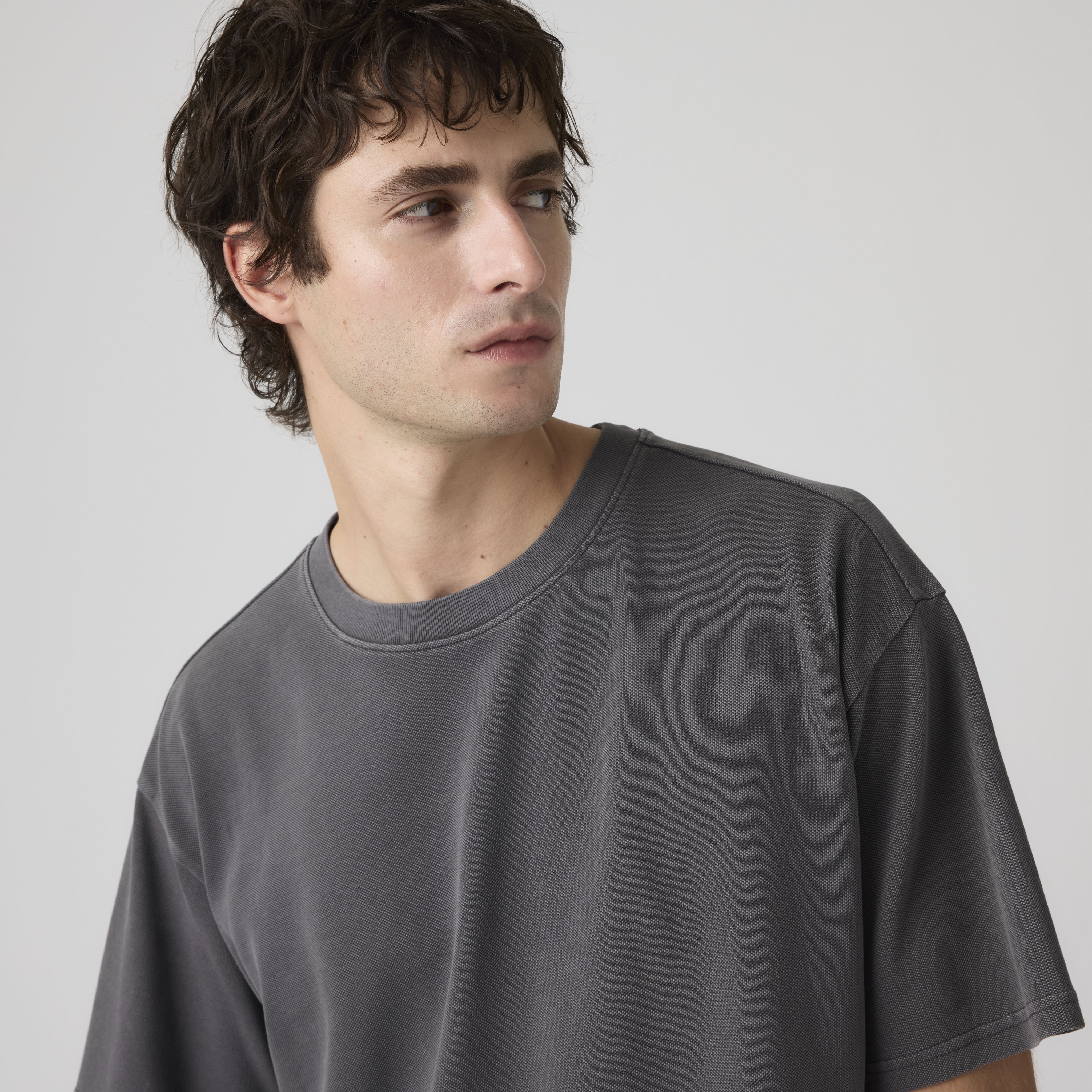 Boxy Short-sleeve Garment Dye T-shirt - Black | Levi's® US
