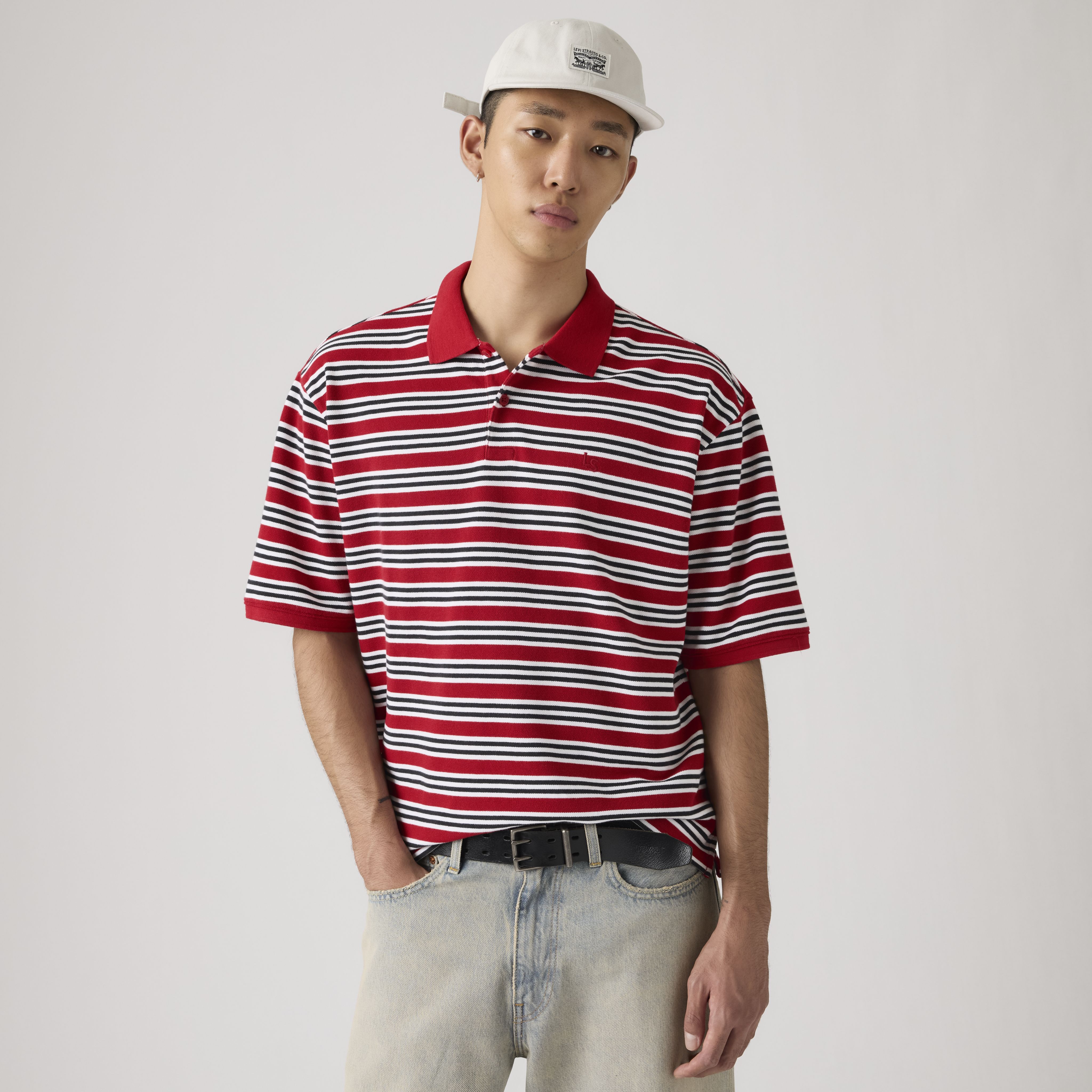 Finn Boxy Polo - Rød | Levi's® DK