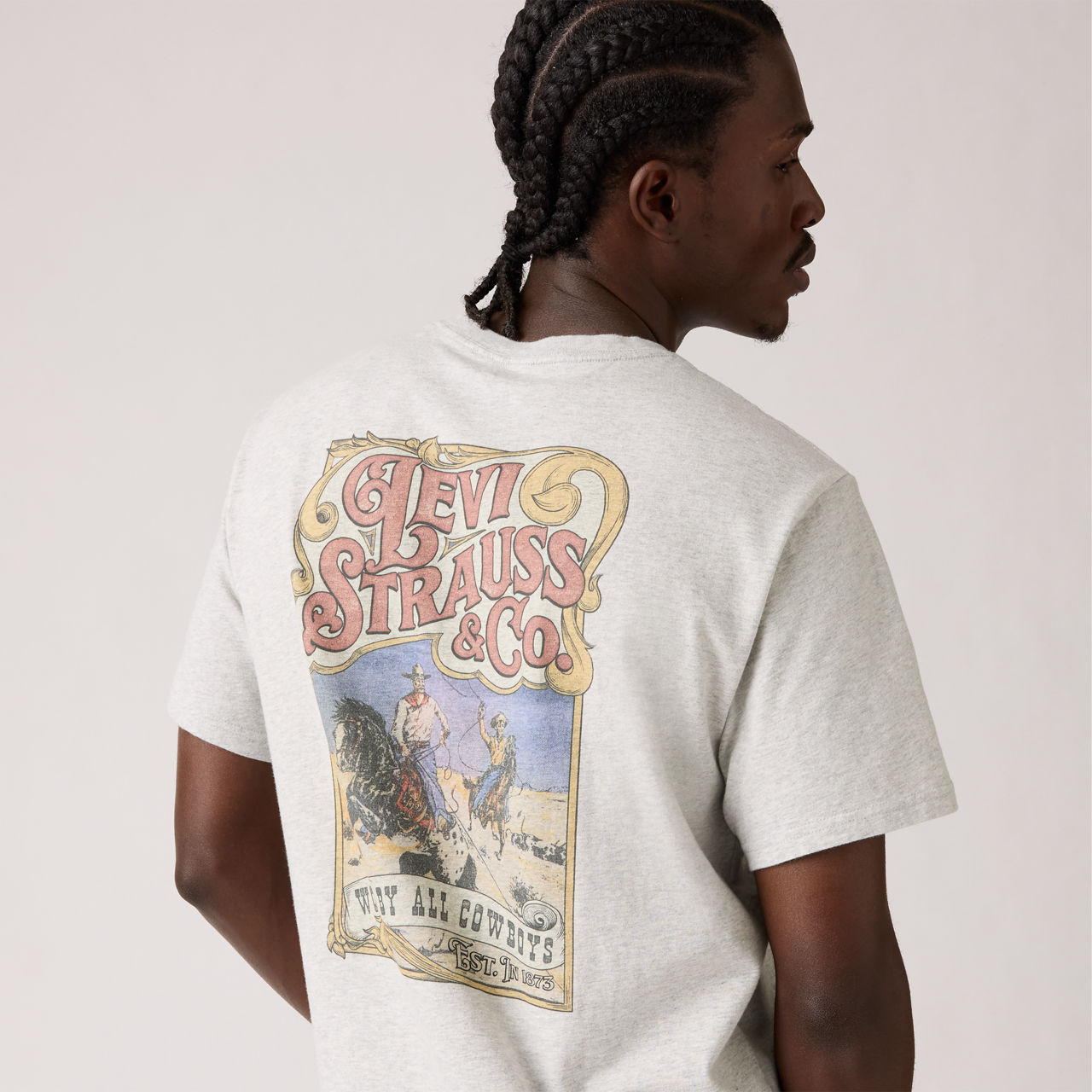 Relaxed Fit Short-sleeve Graphic T-shirt - Grey | Levi's® US