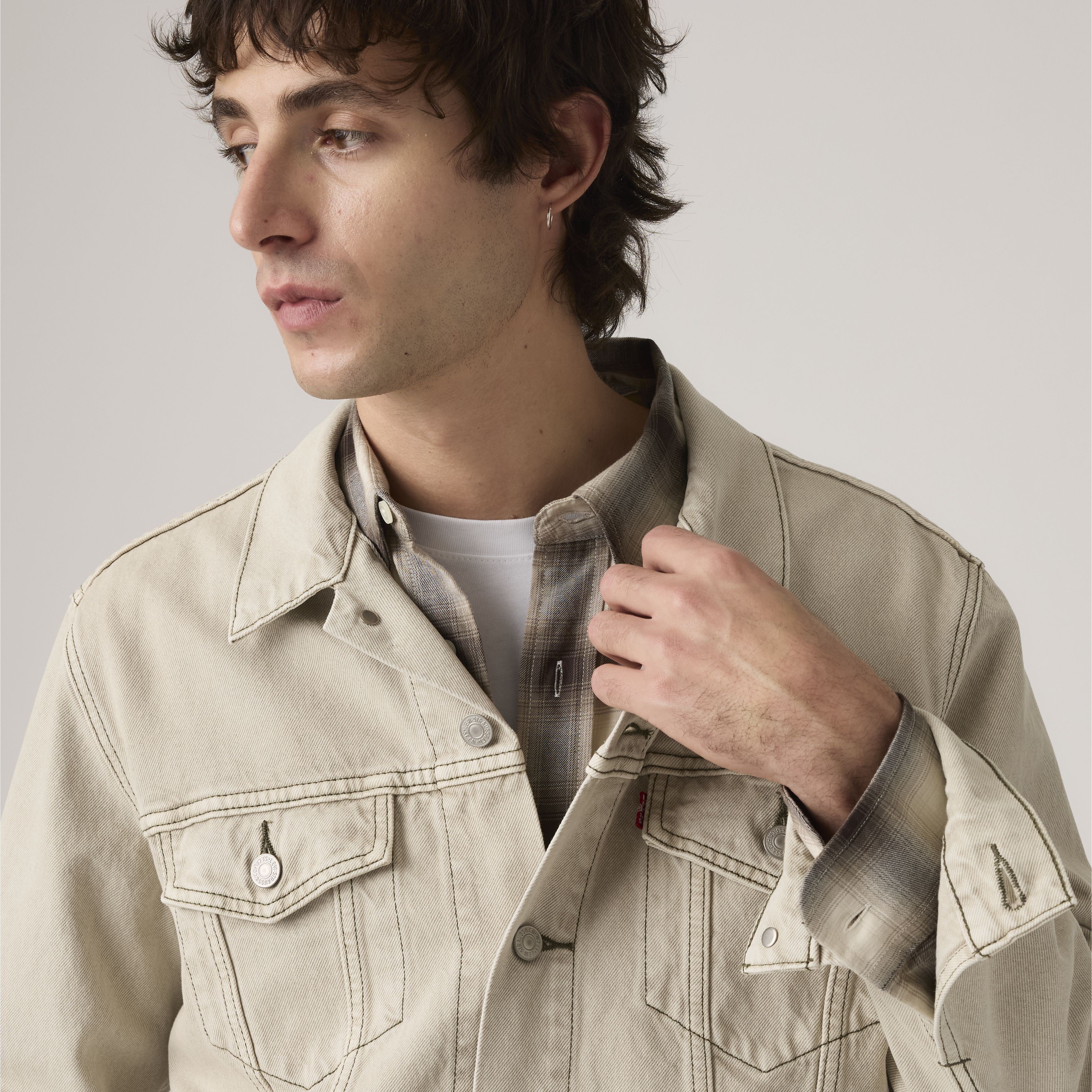 Standard Type Iii Trucker Jacket - Beige | Levi's® GB