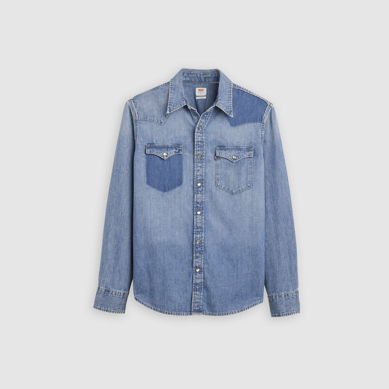 Classic Standard Fit Western Shirt - Light Wash | Levi's® US