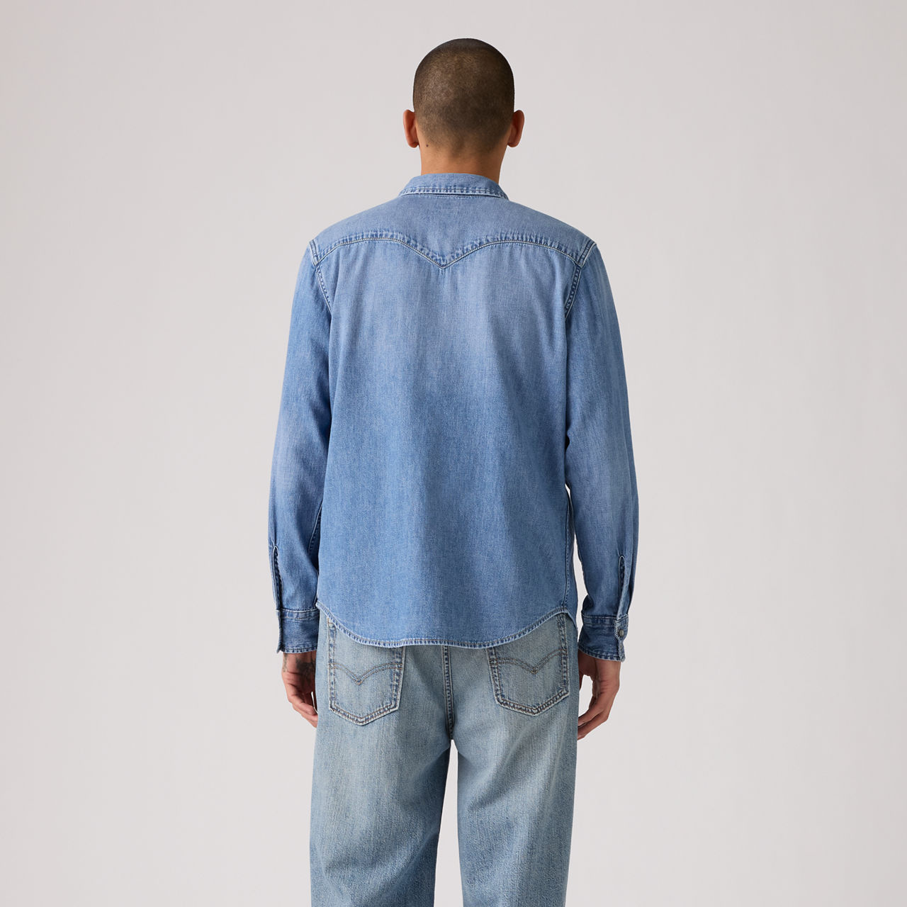 Classic Standard Fit Western Shirt - Light Wash | Levi's® US
