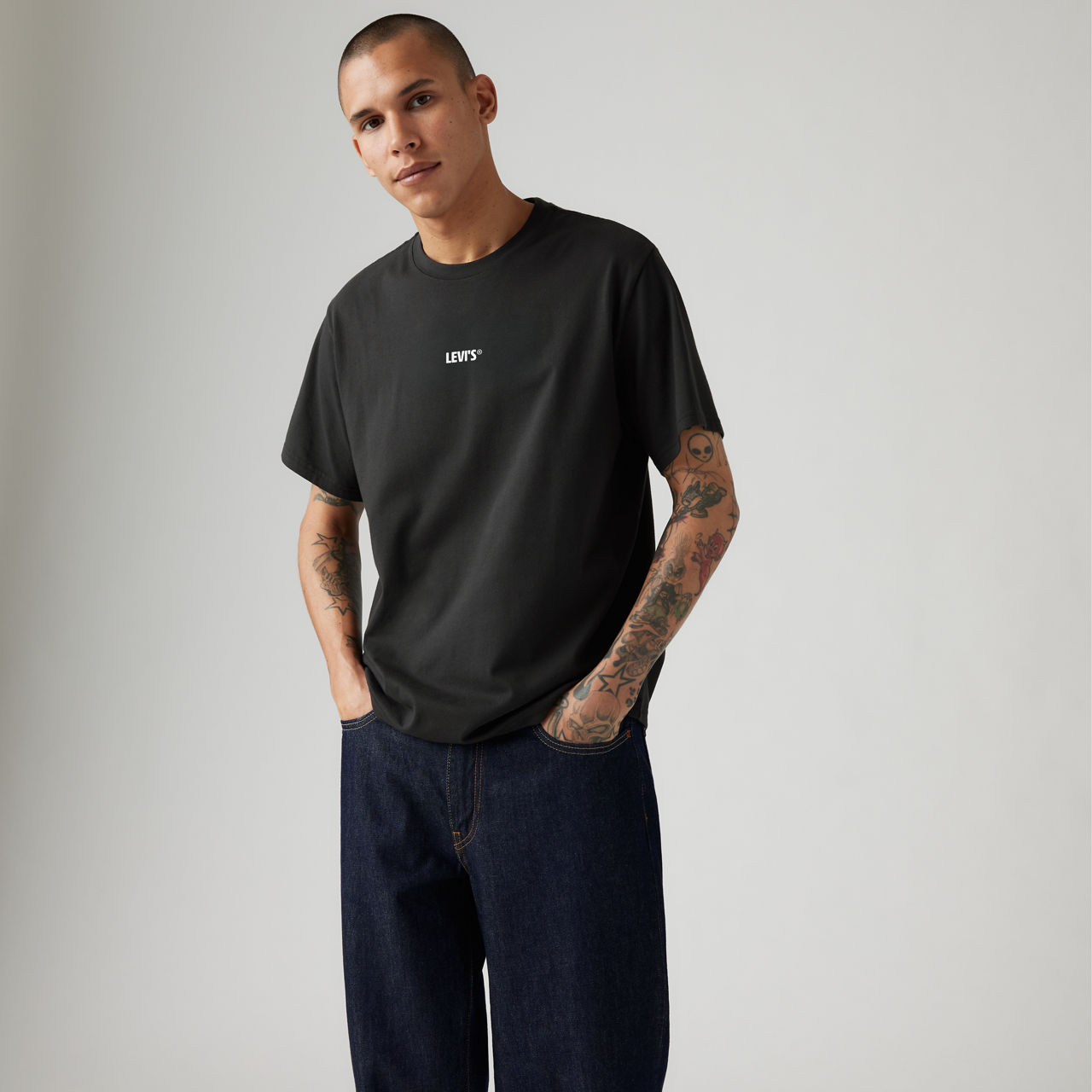 Relaxed Fit Tee - Black | Levi's® GB