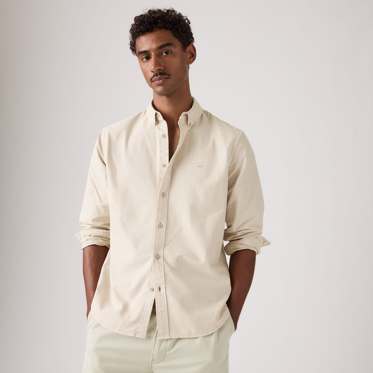 Authentic Button-down Shirt - Beige | Levi's® GB