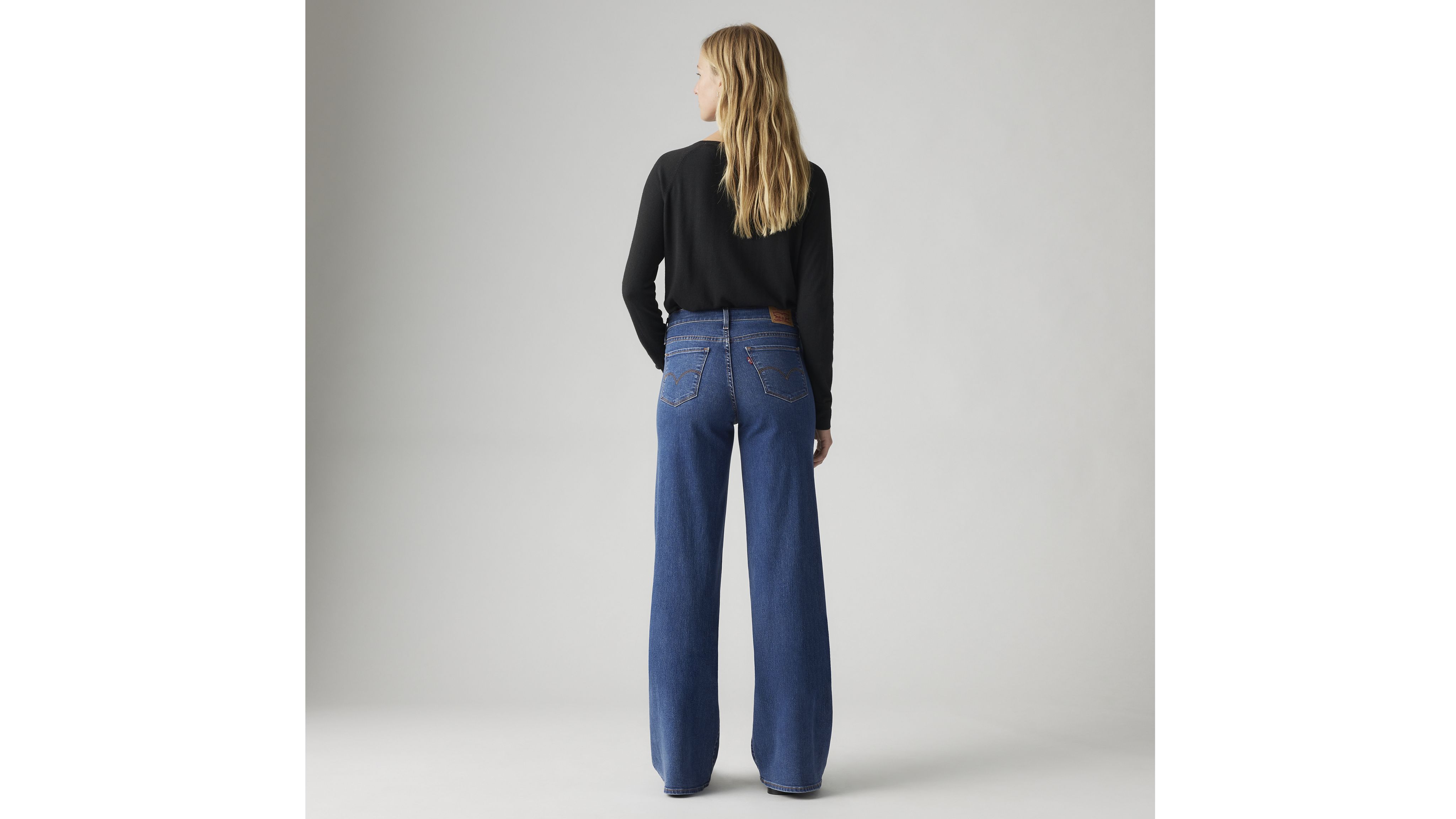 318™ Shaping Wide Leg Jeans - Blue | Levi's® IT