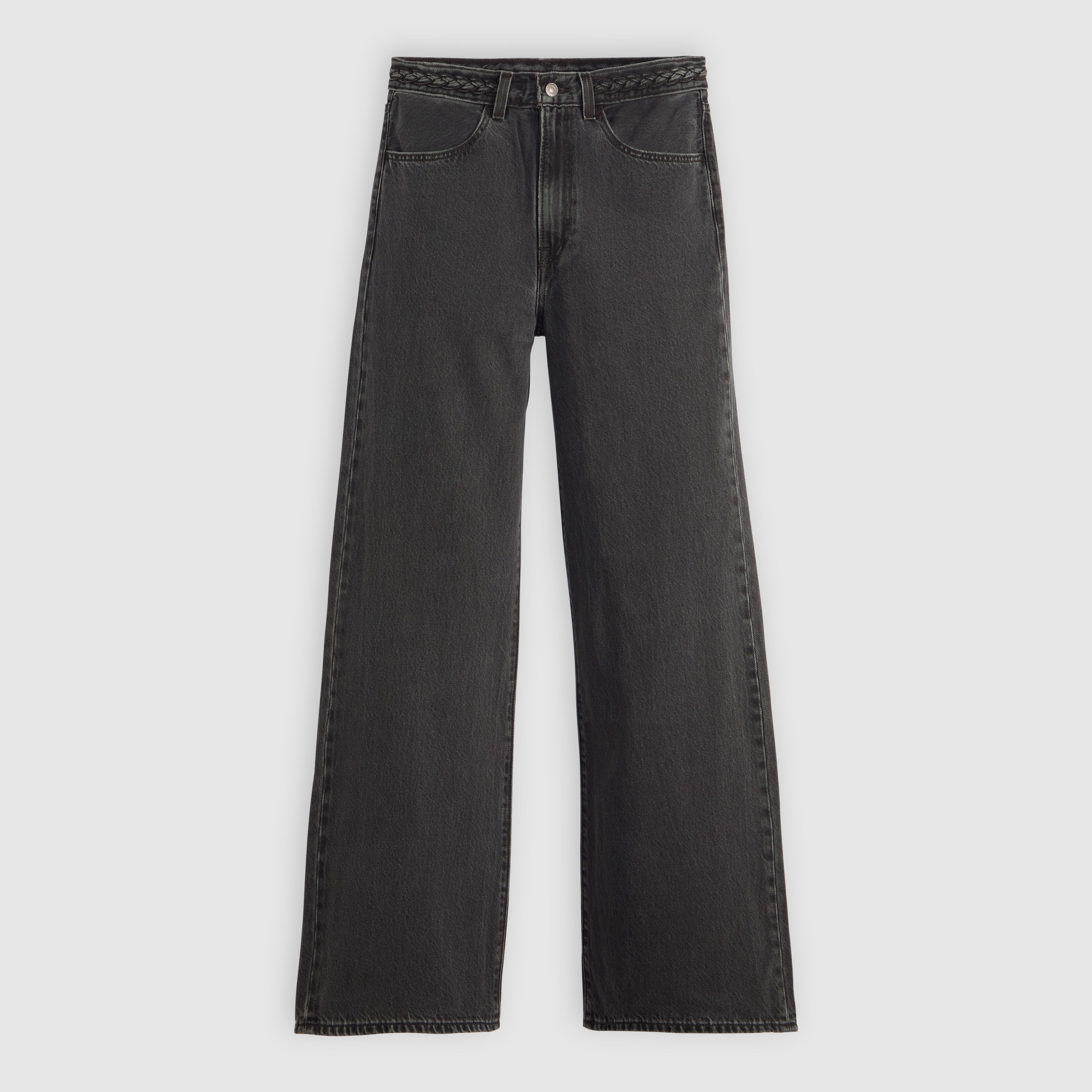 Ribcage Wide Leg Braided Women's Jeans - Black | Levi's® US