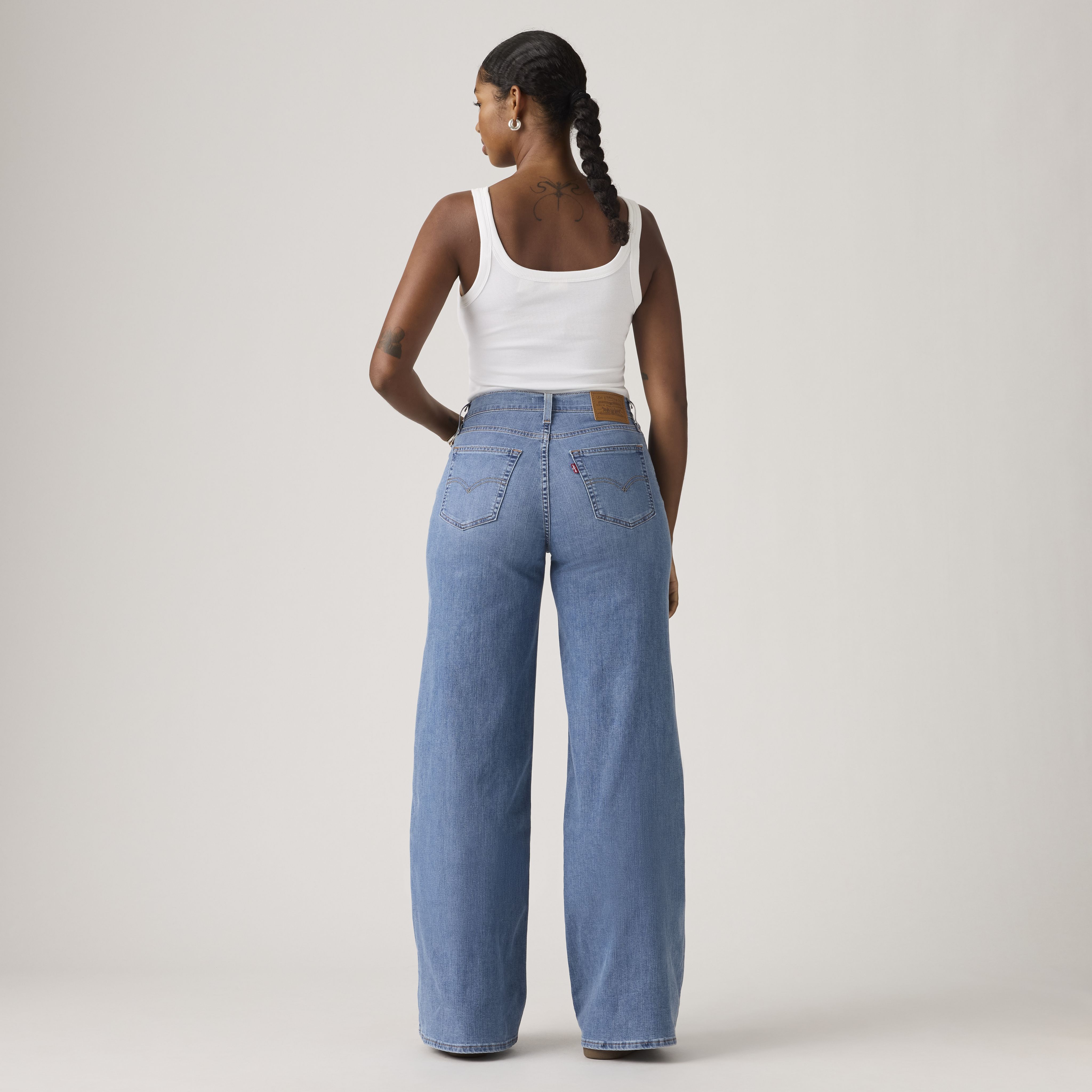 728 High Rise Wide Leg Jeans - Blue | Levi's® GB