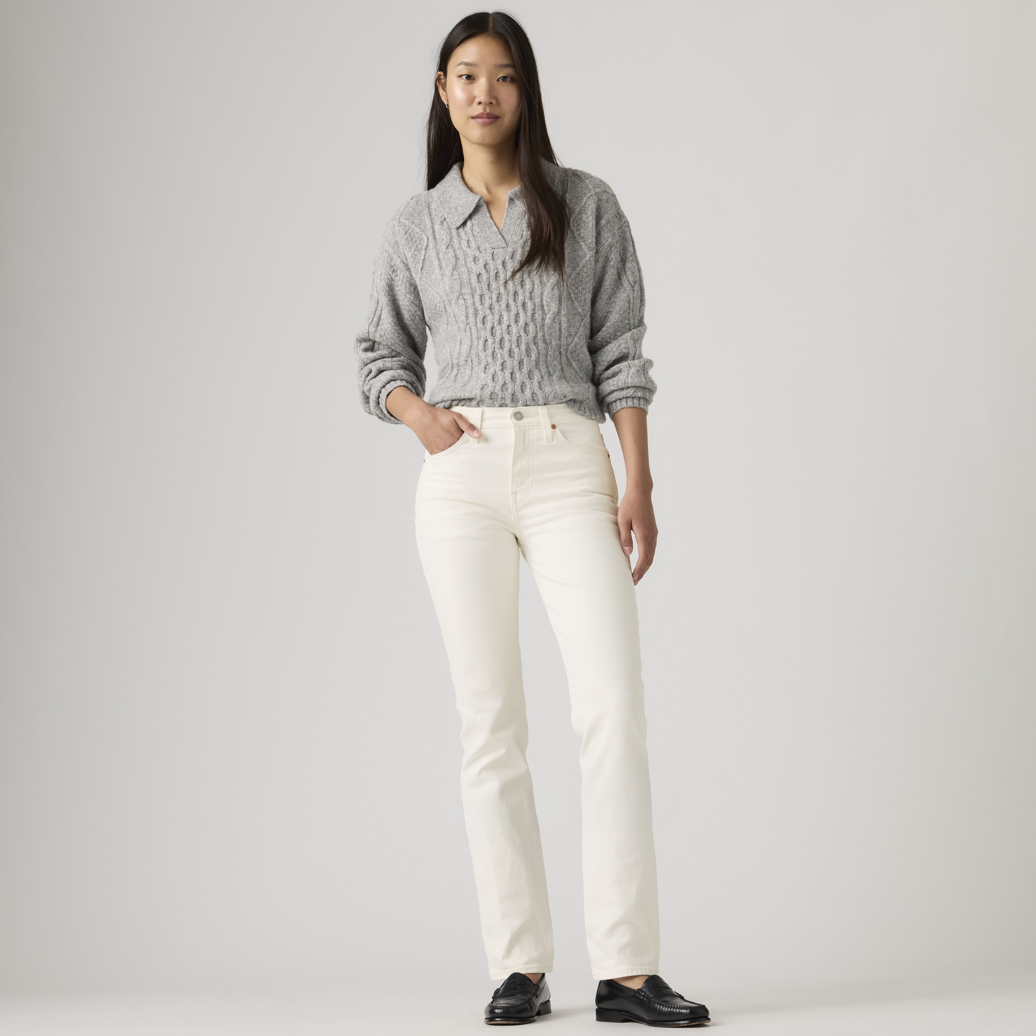 Wedgie Slim Fit Women's Jeans - White | Levi's® US