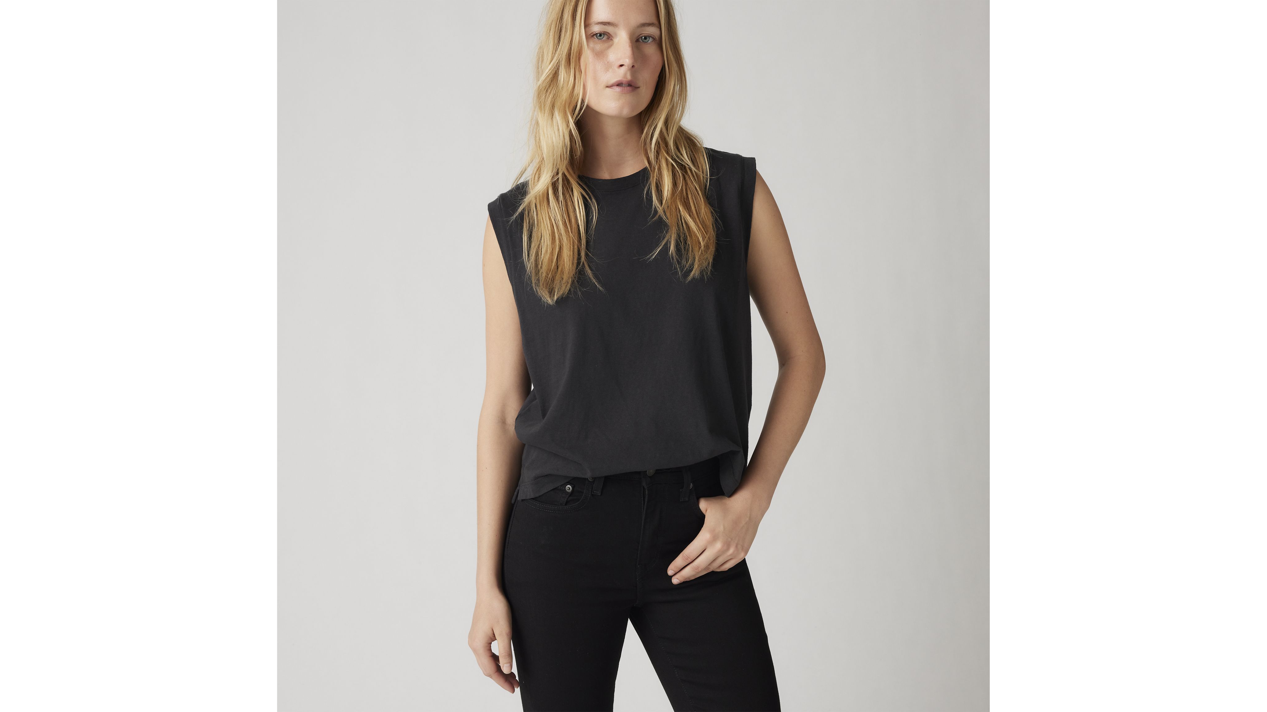 721 jean filiforme taille haute pour femme - noir | Levi's® CA