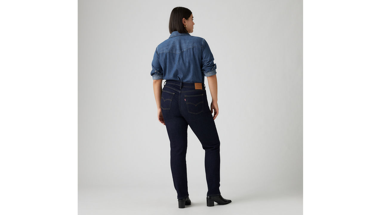 724™ High Rise Straight Jeans - Dark Wash | Levi's® GB