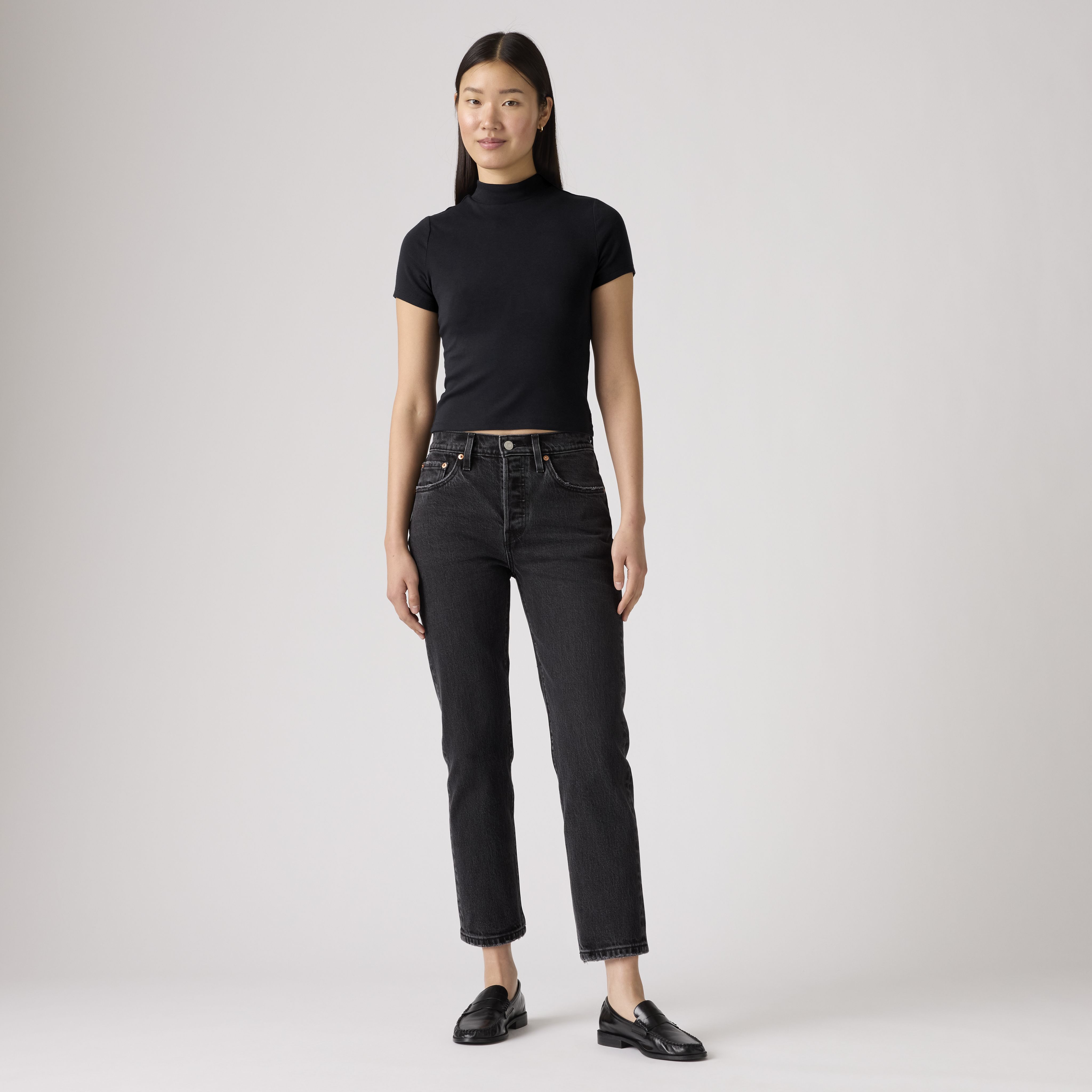 501® Crop Jeans - Black | Levi's® IT