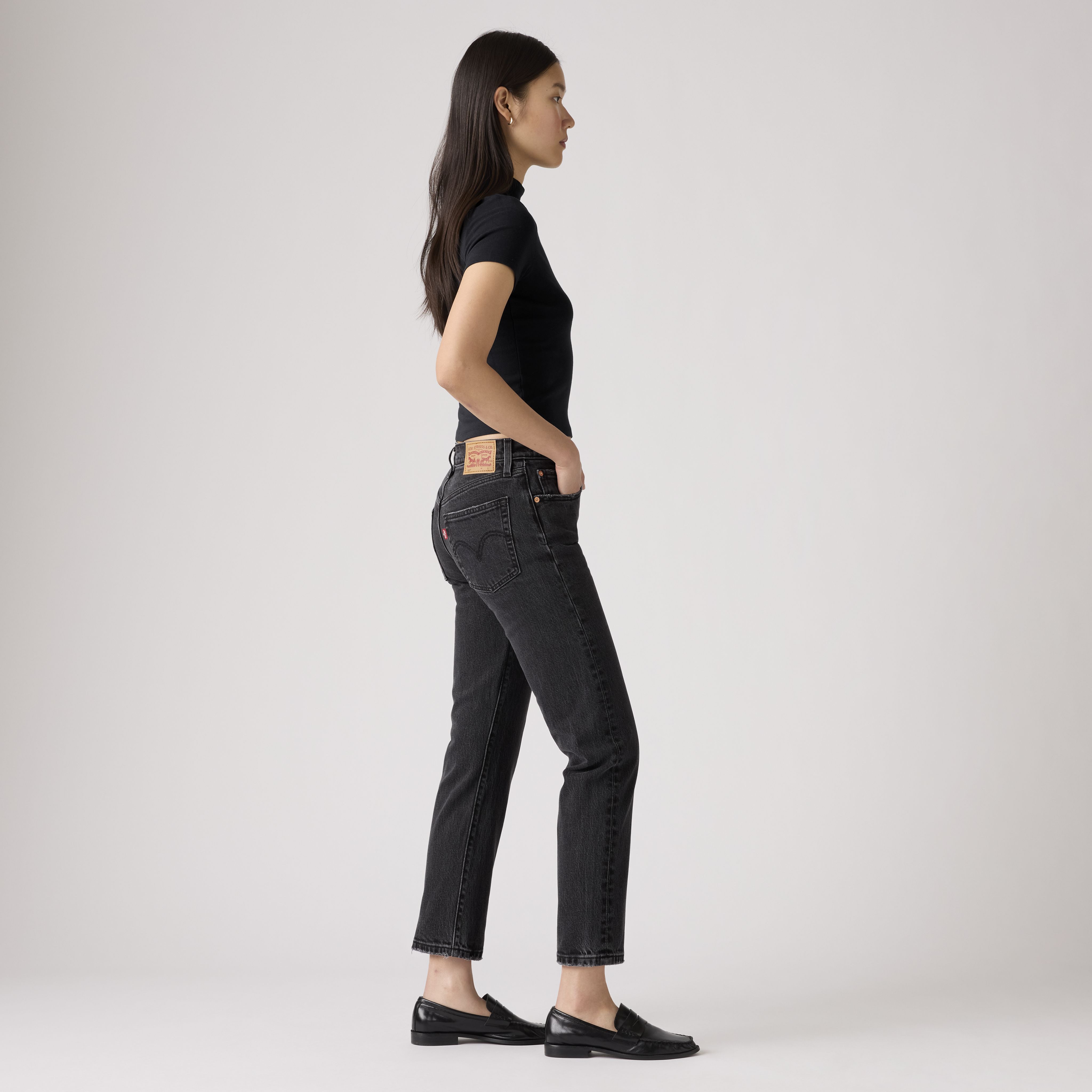 501® Crop Jeans - Black | Levi's® IT