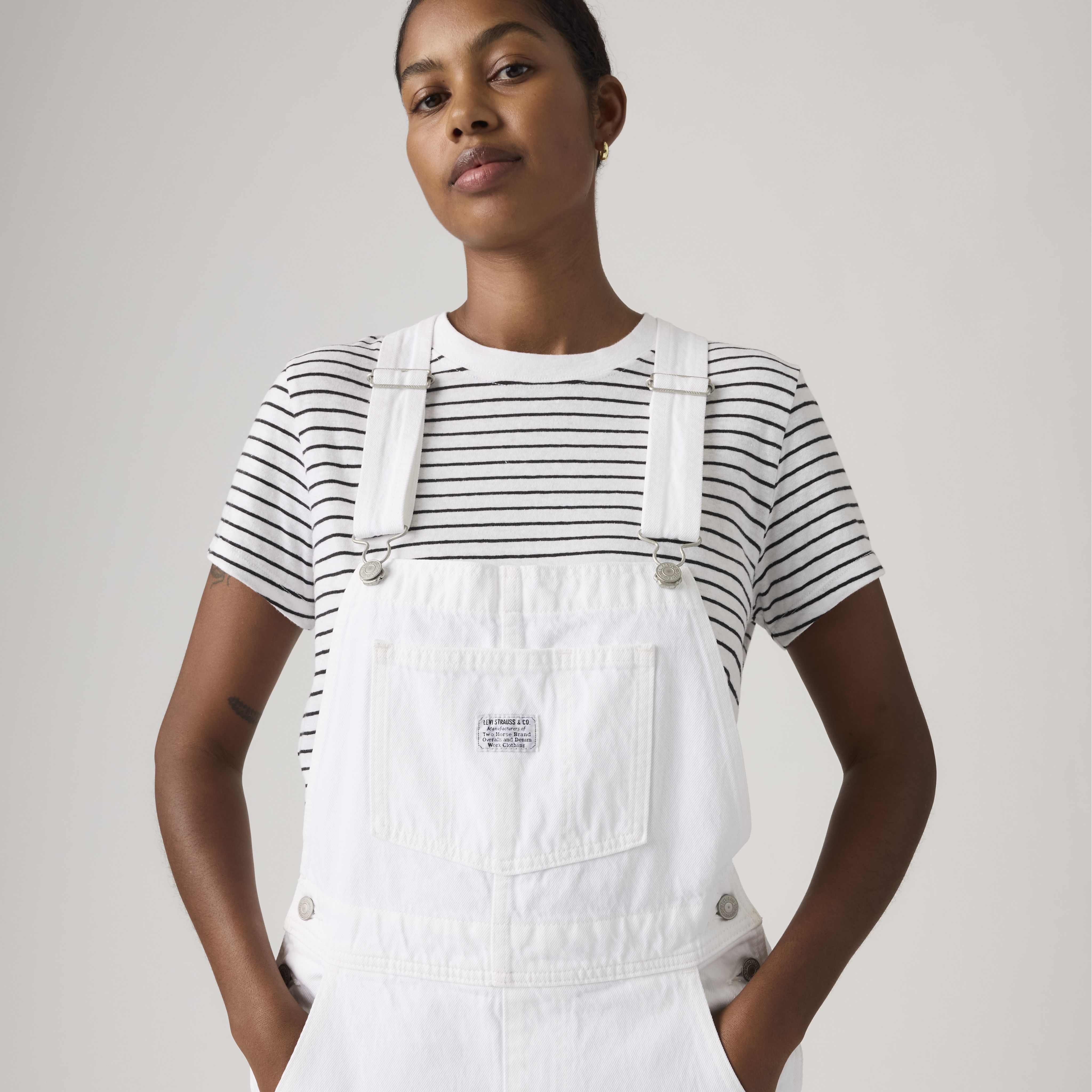 Vintage Denim Overalls - White | Levi's® CA