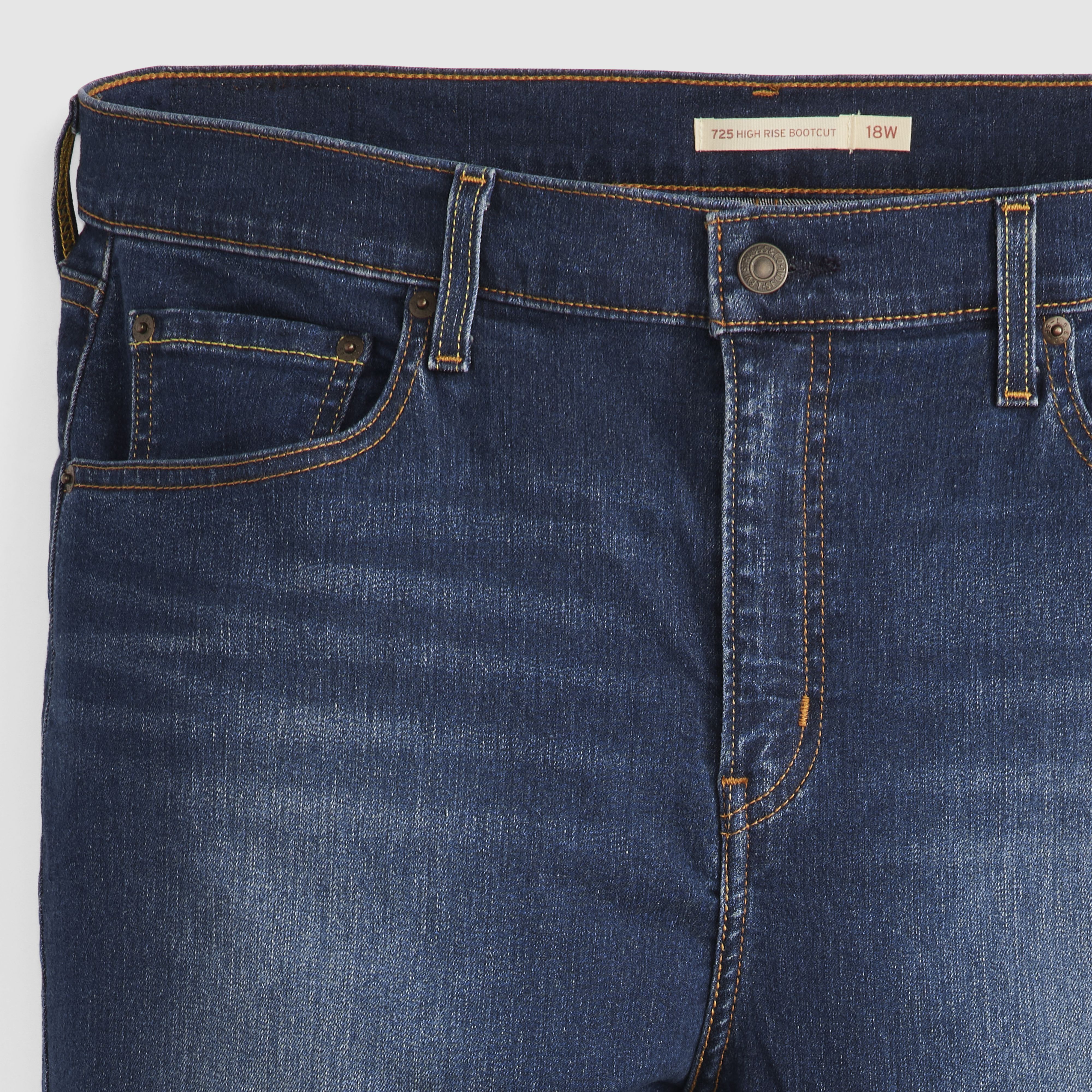 725 High Rise Bootcut Women's Jeans (plus Size) - Dark Wash | Levi's® CA