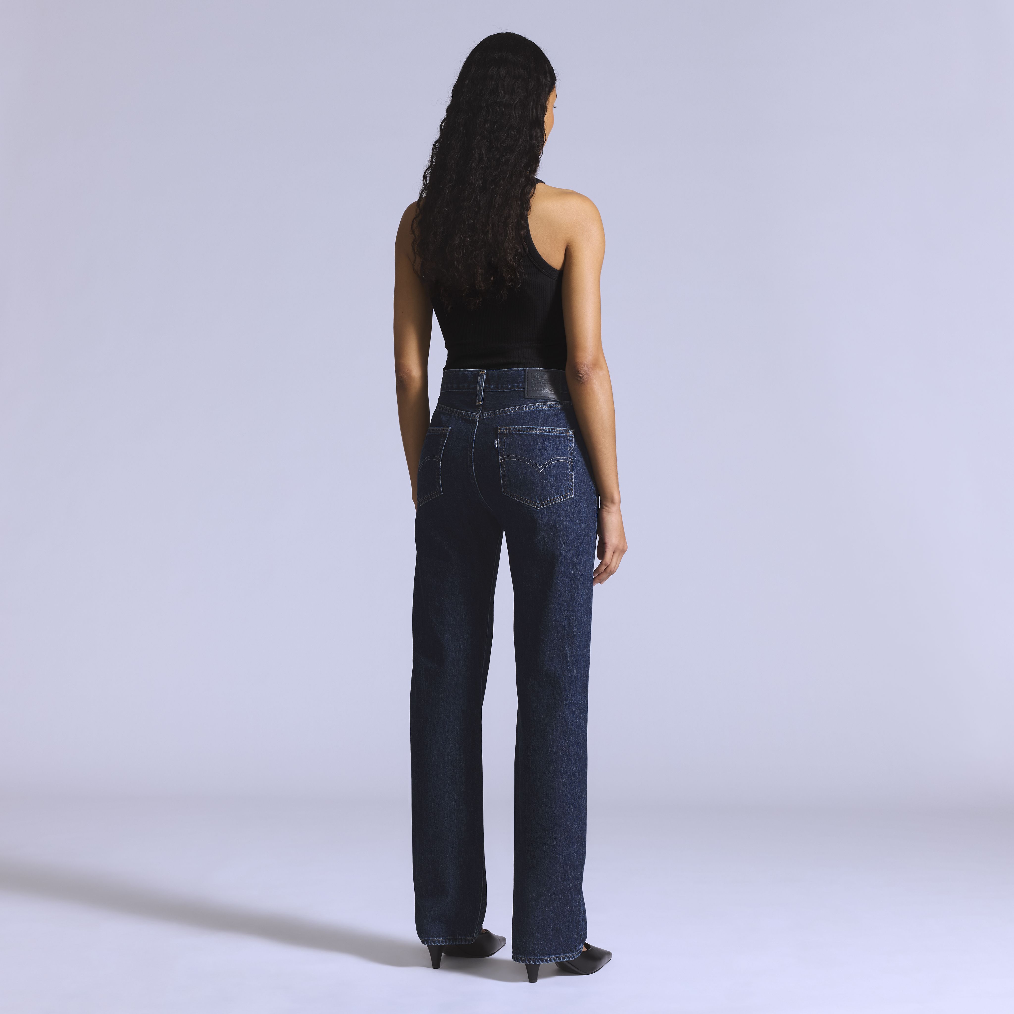 Japanese Selvedge Plank Straight Fit Women's Jeans - Dark Wash | Levi's® US