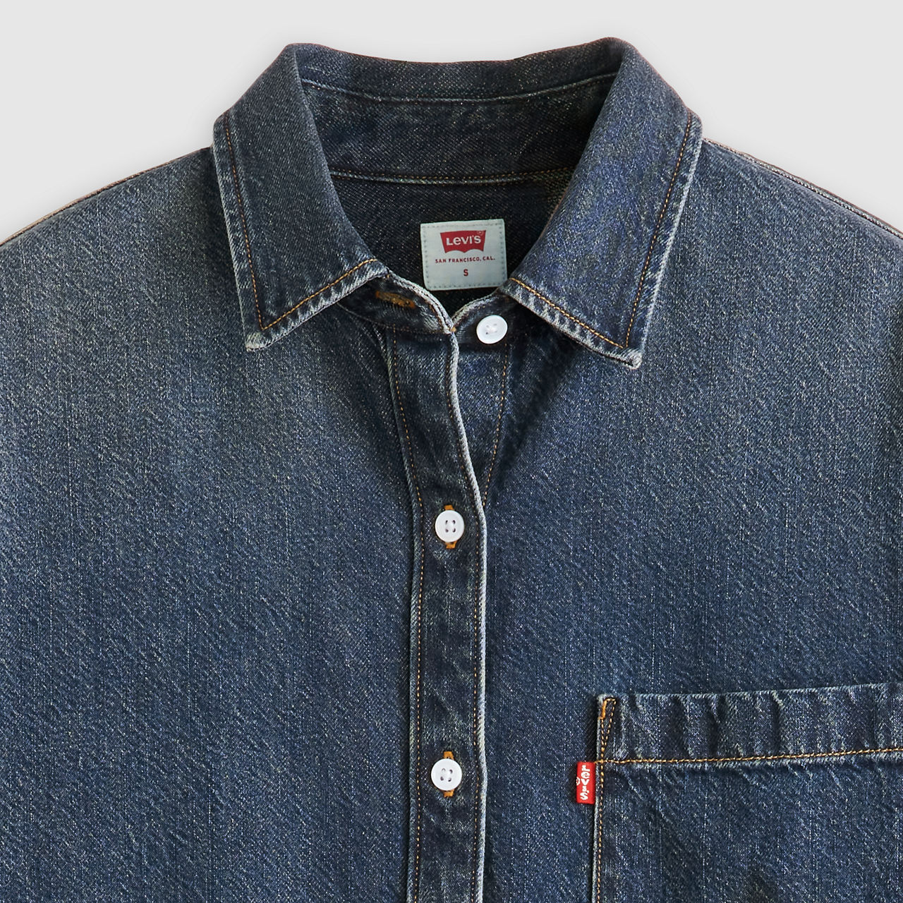 Harlie Boyfriend Shirt - Blue | Levi's® SE