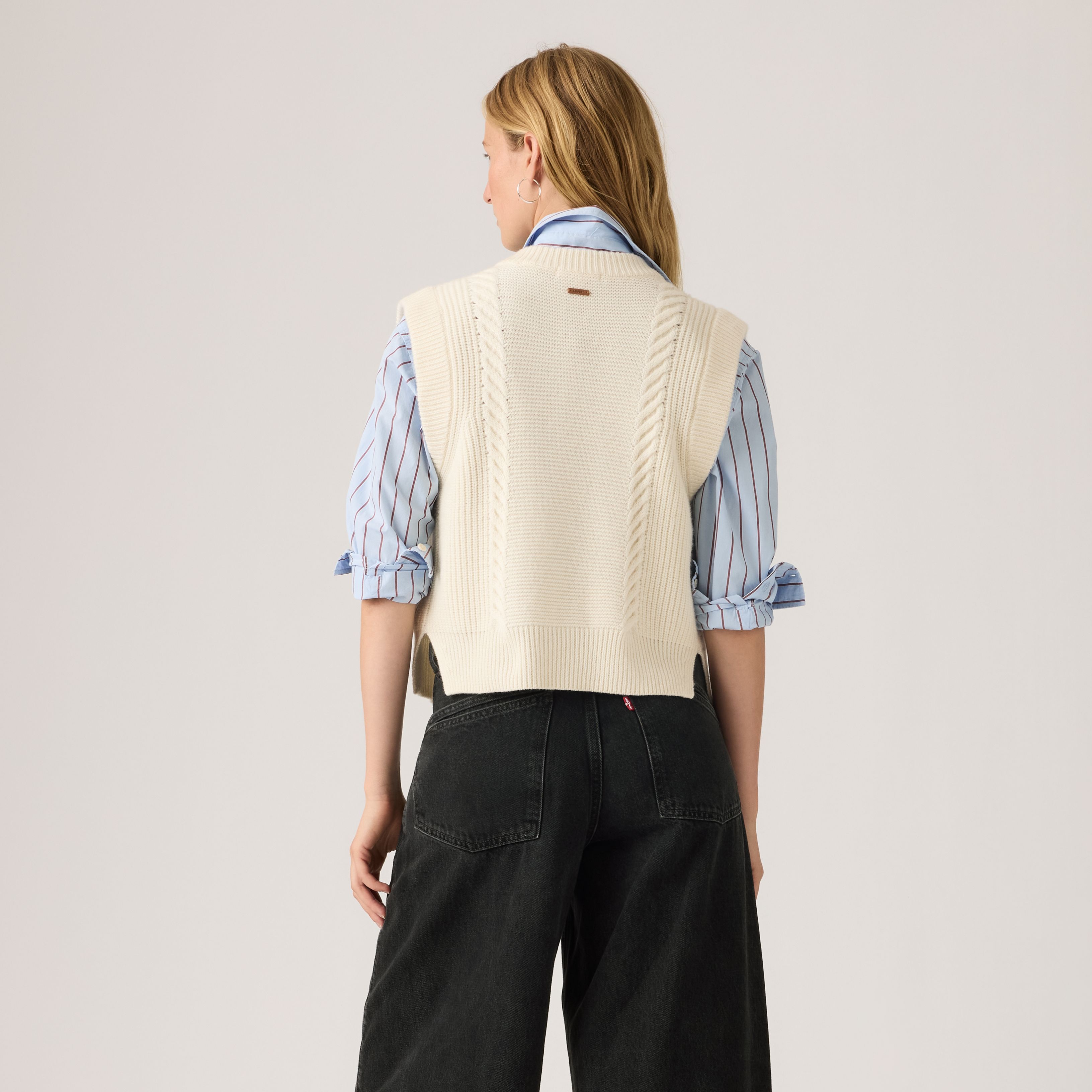 Ines Cable Sweater - Tan | Levi's® US