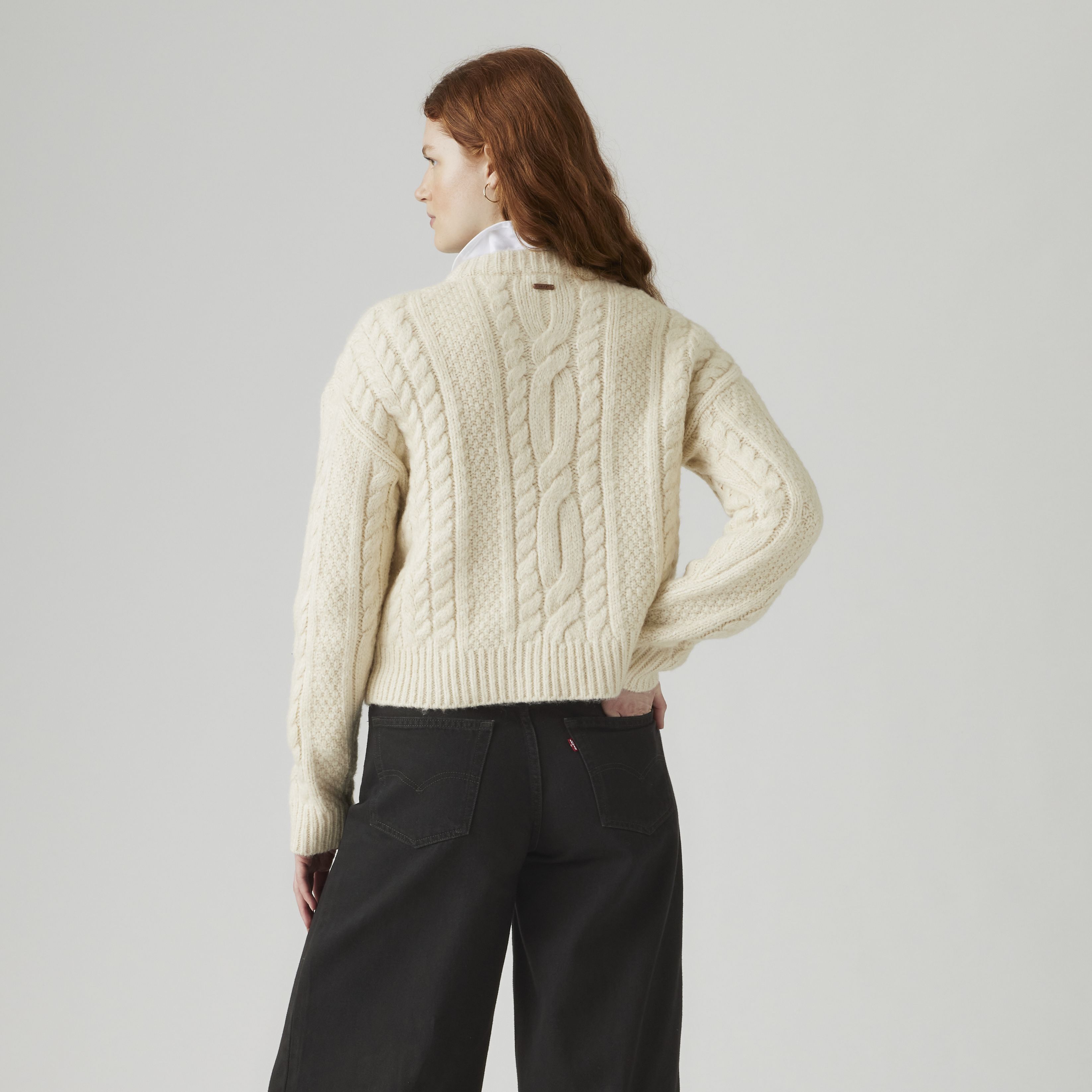 Ines cable sweater - blanc | Levi's® CA