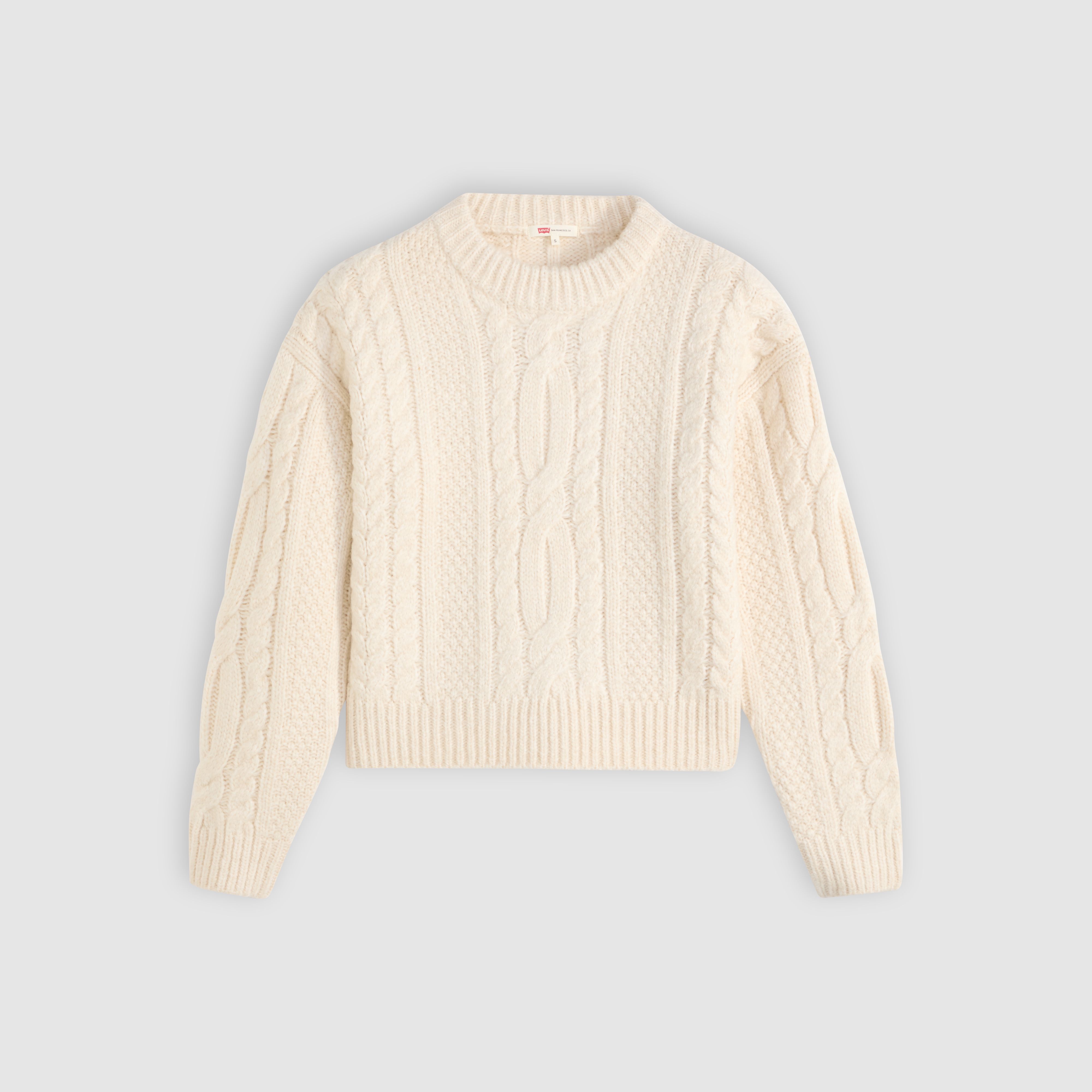 Ines Cable Sweater - White | Levi's® US
